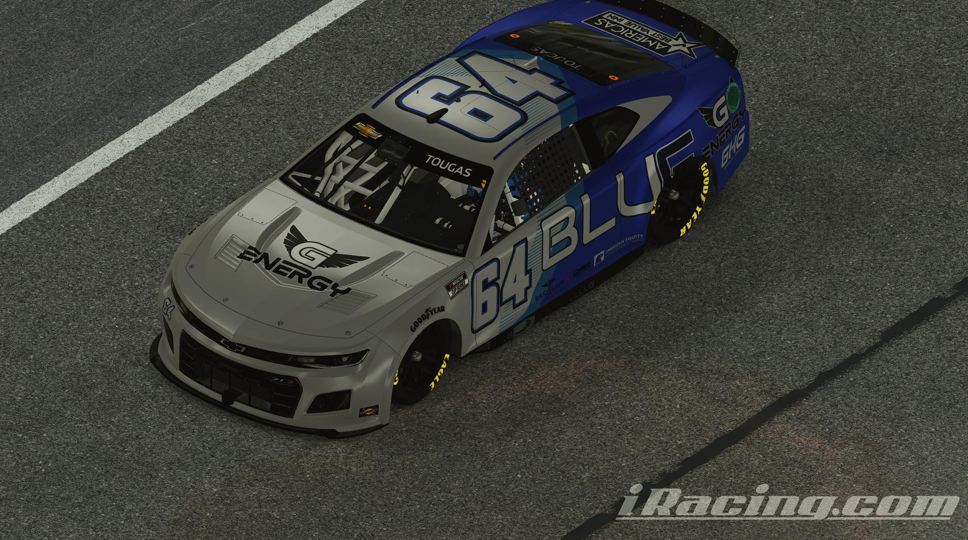 G Energy Blue NASCAR Cup Next Gen Camaro ZL1 by John Tougas - Trading ...