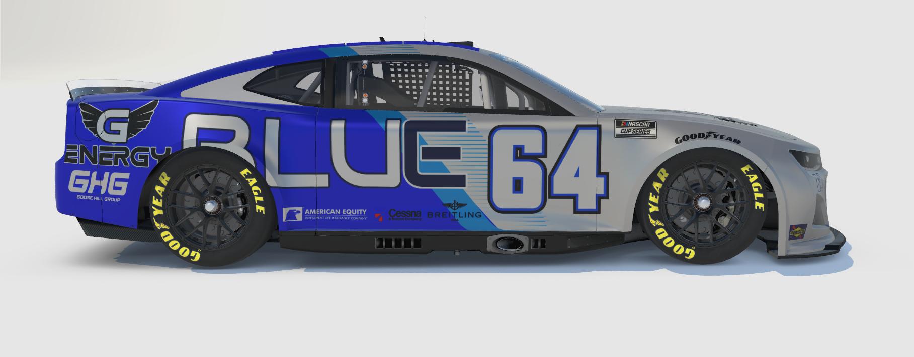 G Energy Blue NASCAR Cup Next Gen Camaro ZL1 by John Tougas - Trading ...