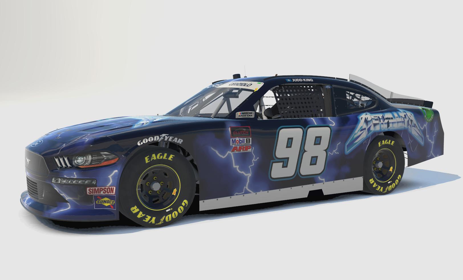 Metallica NASCAR Xfinity Ford Mustang by Travis Cedzidlo - Trading Paints