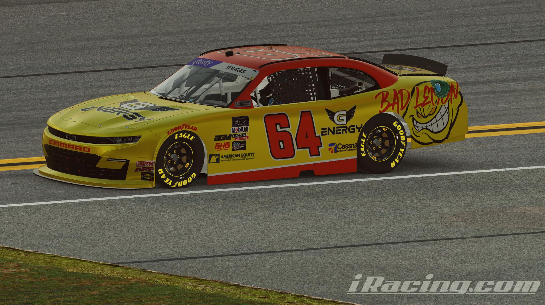 G Energy Bad Lemon NASCAR Xfinity Chevrolet Camaro ZL1 by John Tougas ...