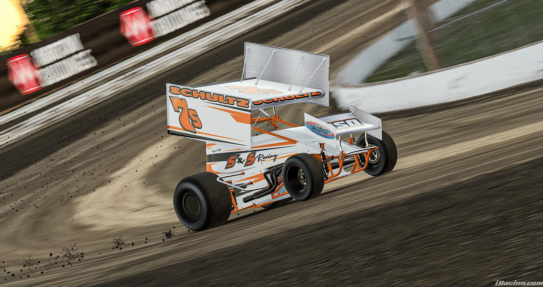Ryan Schultz Winged Sprint Car by Connor Dudek - Trading Paints