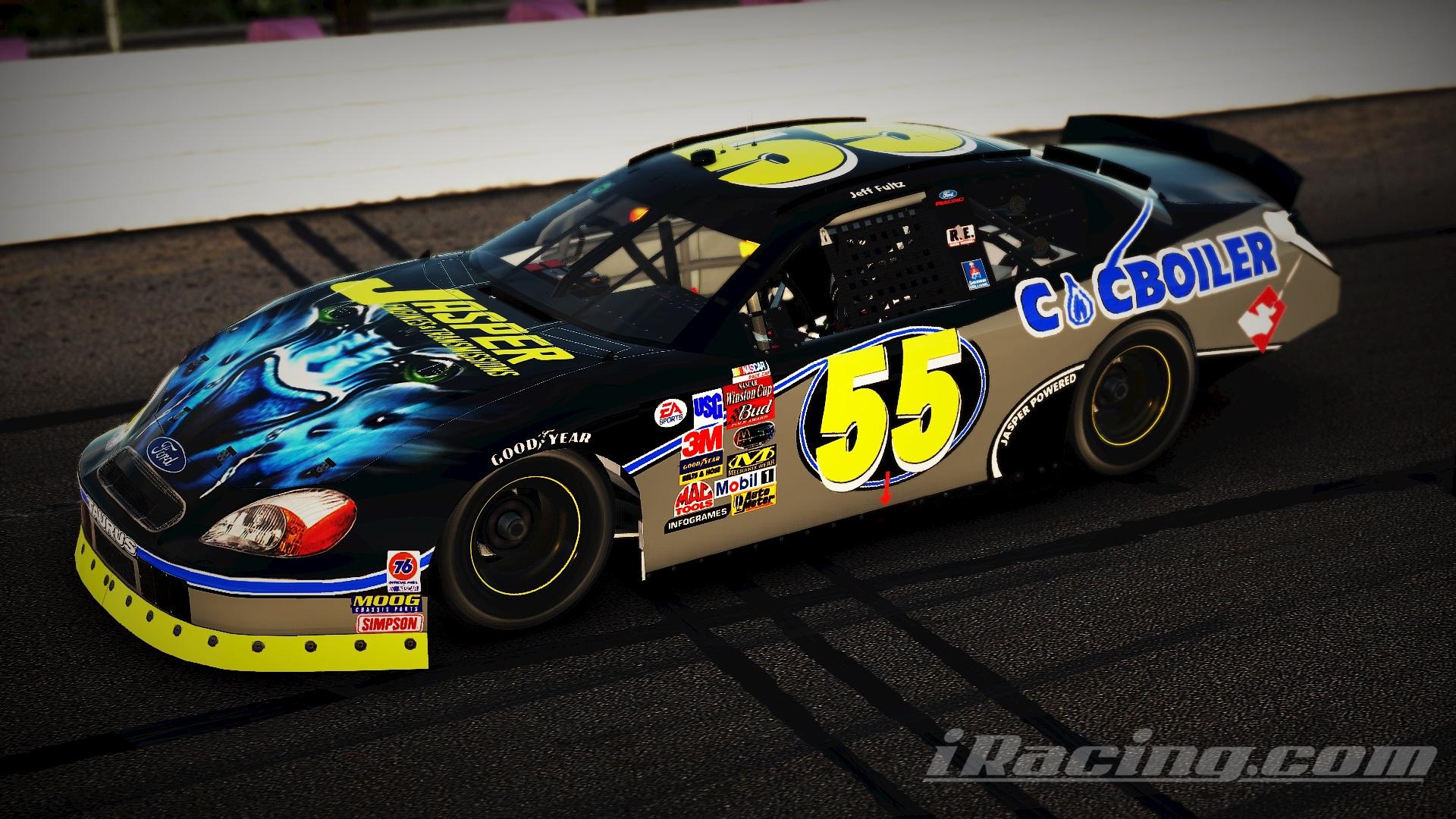 #55 Jeff Fultz Jasper 2003 Sim Stamped Number by Christian Budd ...