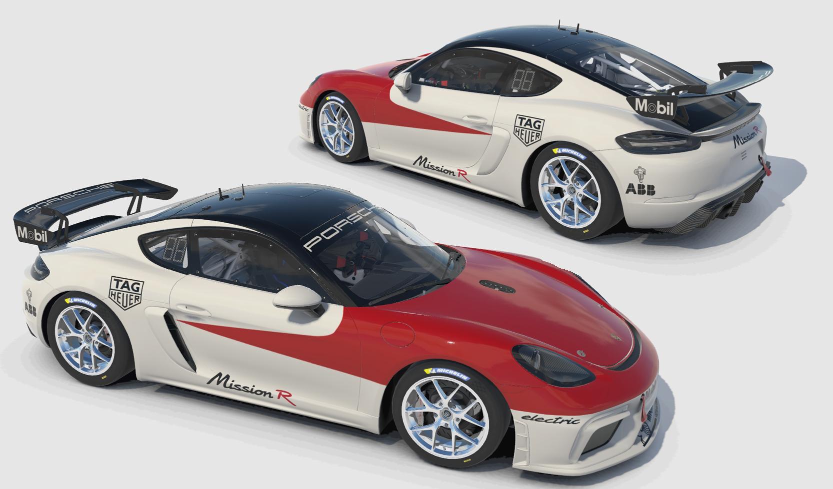 Porsche 718 GT4 Mission R by Clyde Coman - Trading Paints