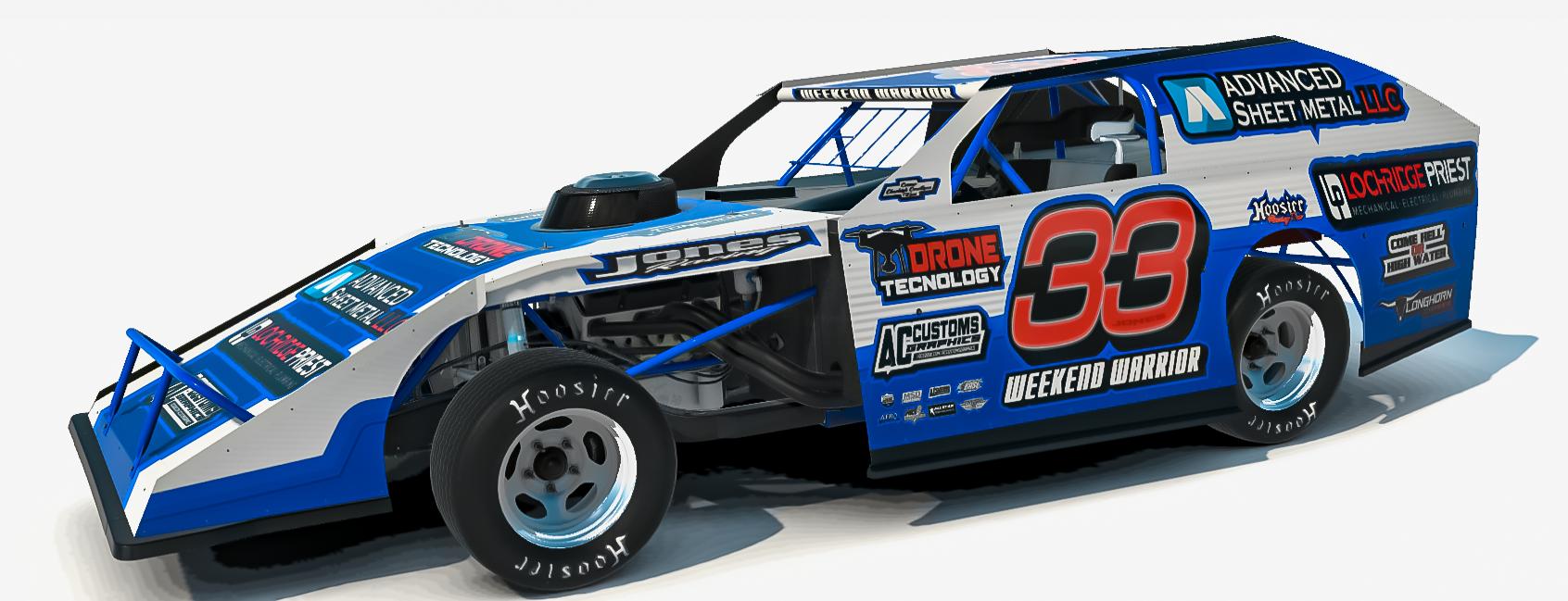 Justin Jones 33 UMP by Austin Caudill - Trading Paints