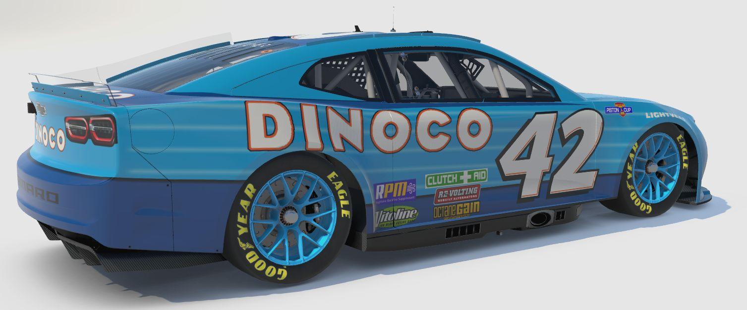 Cal Weathers Dinoco Camaro by Brian Fletcher - Trading Paints