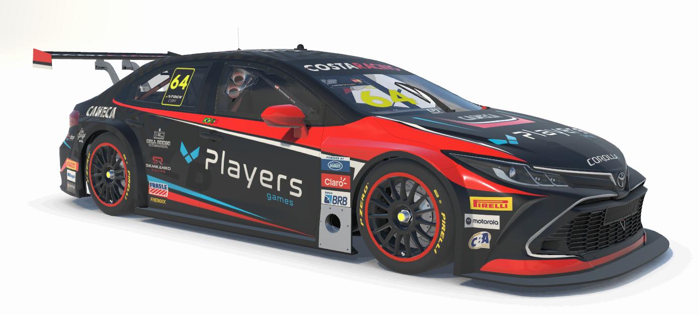 Costa Racing CR24 | Stock Car Toyota Corolla by Danilo Vaz - Trading Paints