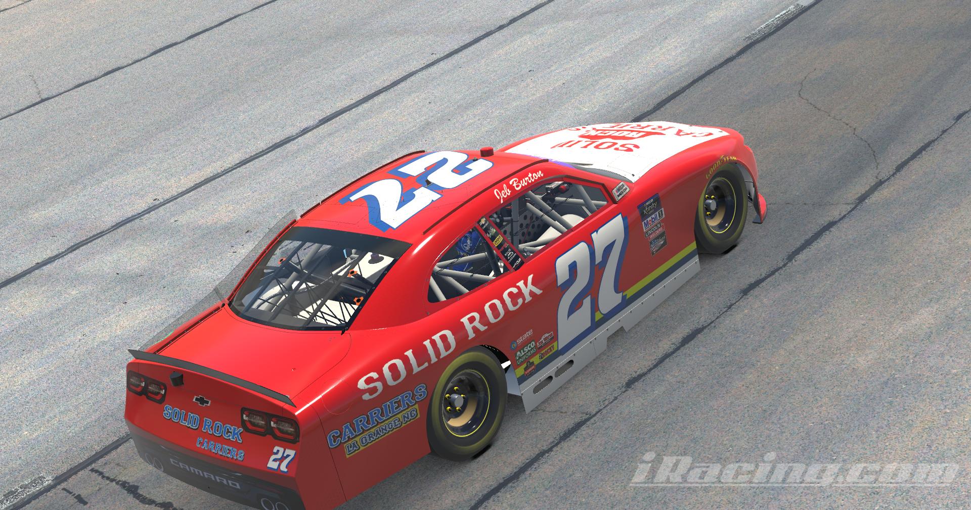 Jeb Burton 2022 Throwback No Number by Martin Roberg - Trading Paints