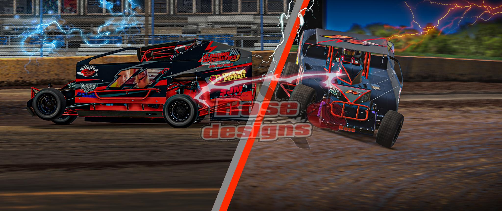 my big block modified season 4 wrap by Mark R Rose - Trading Paints