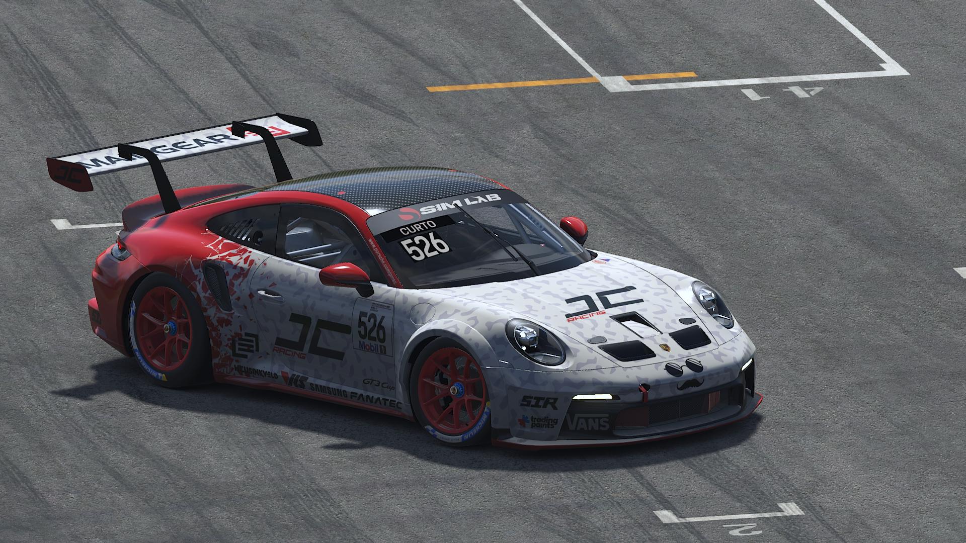 JC Racing Red Shatter by Jonathan Curto - Trading Paints