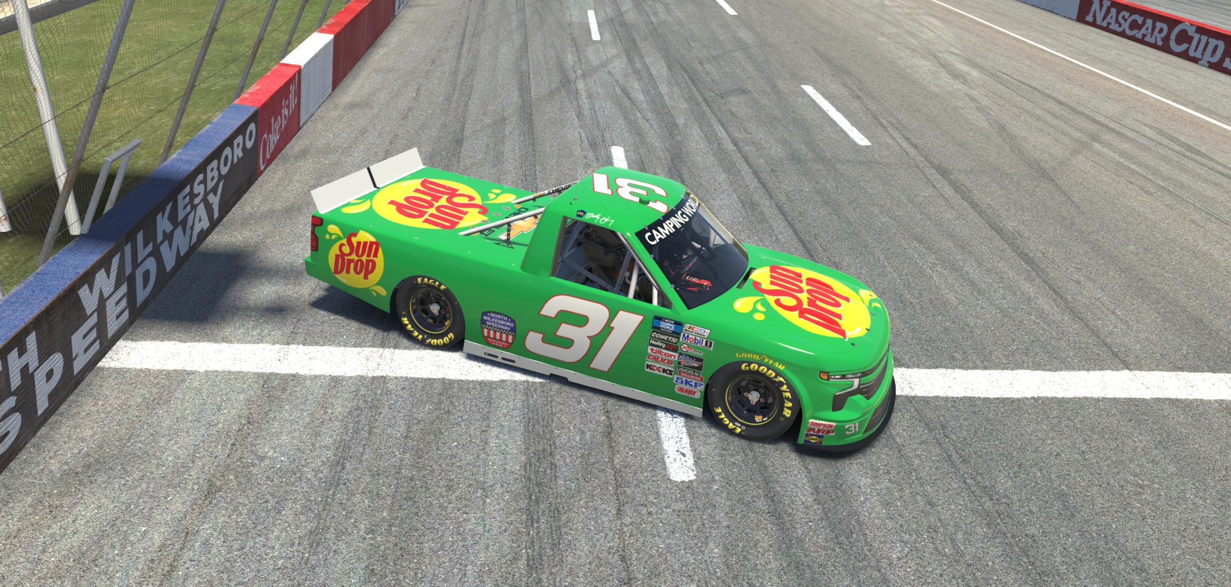 Sundrop Dale Jr Throwback (North Wilkesboro) by Bobby Grey - Trading Paints
