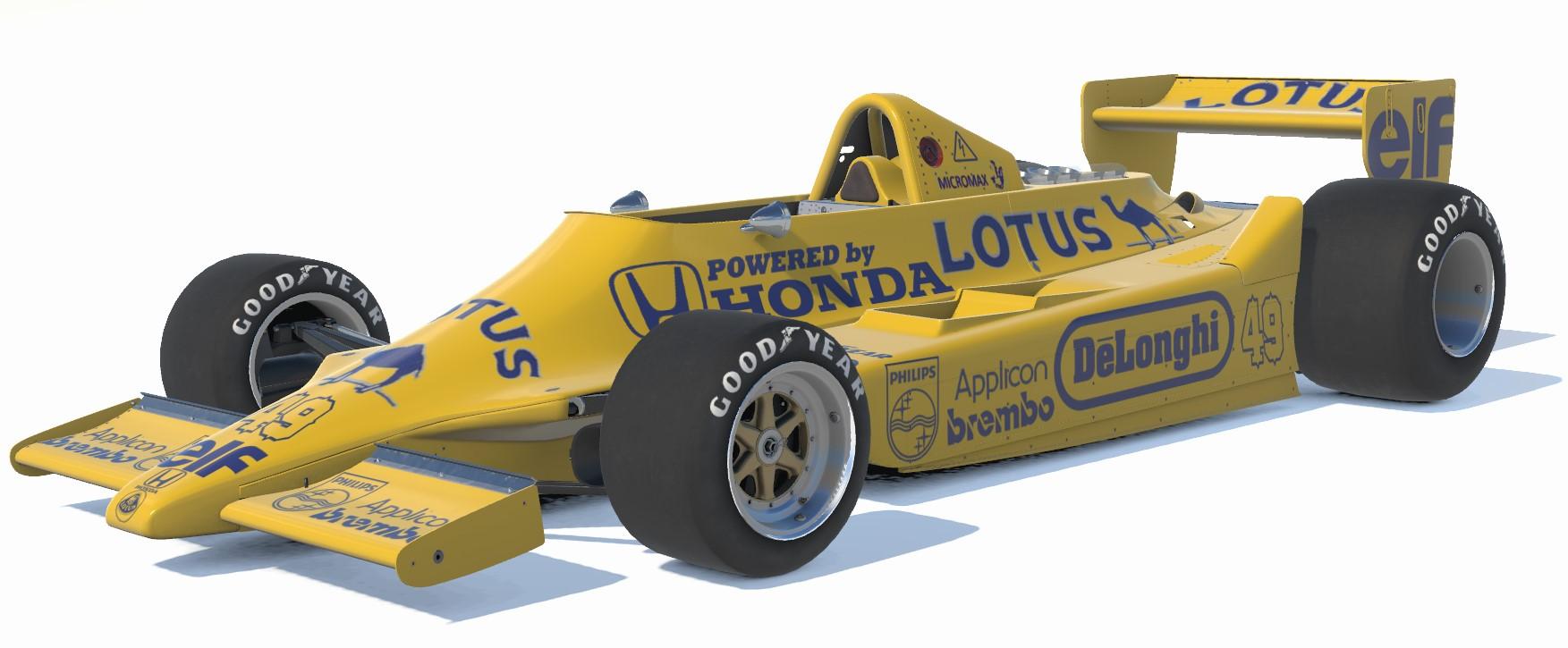 Lotus 97T Camel 2022 new L79 scheme by Daniel Oriola Juan - Trading Paints