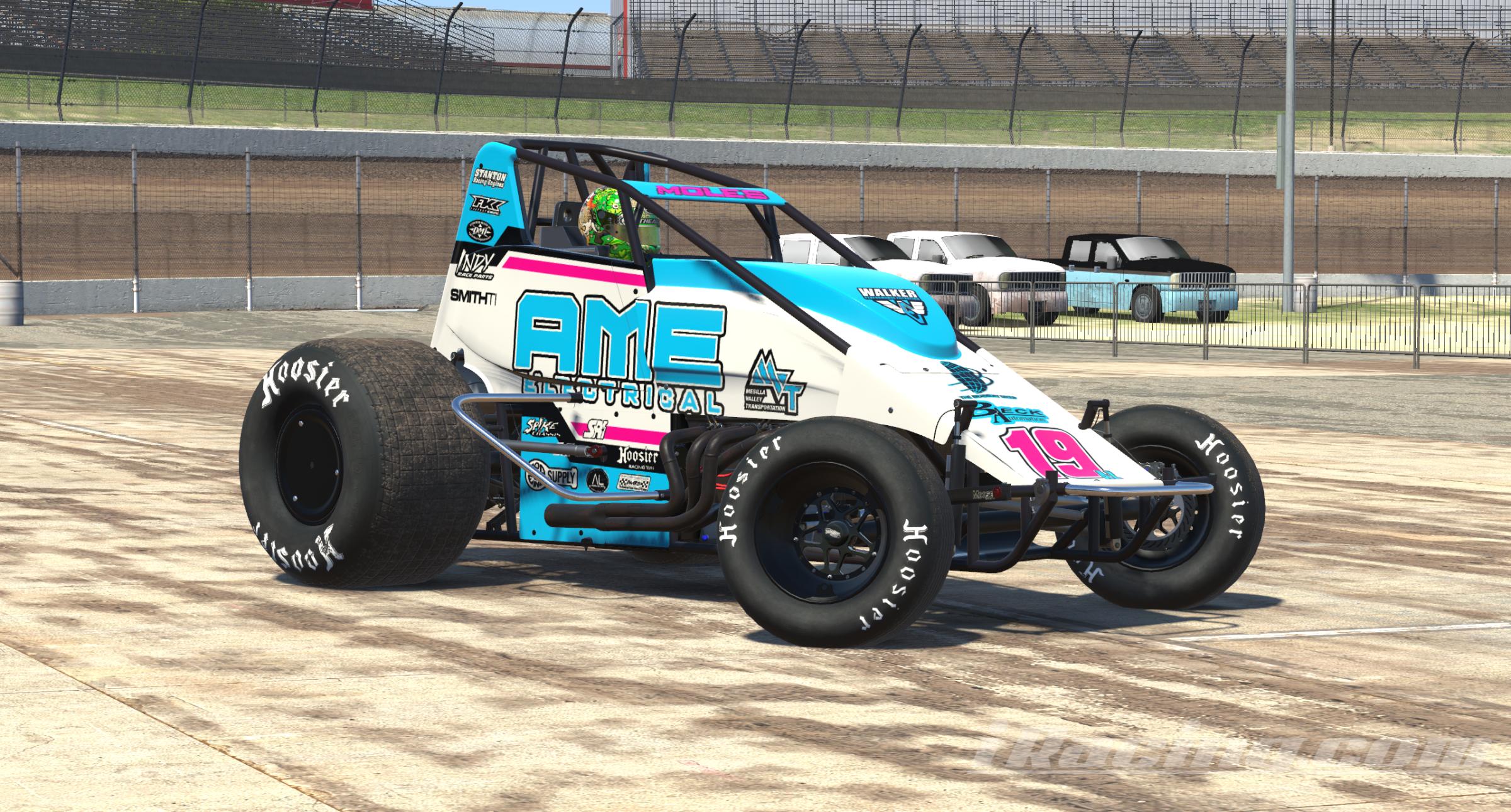 Mitchel Moles 2022 USAC National Sprint Car AME Reinbold Underwood ...