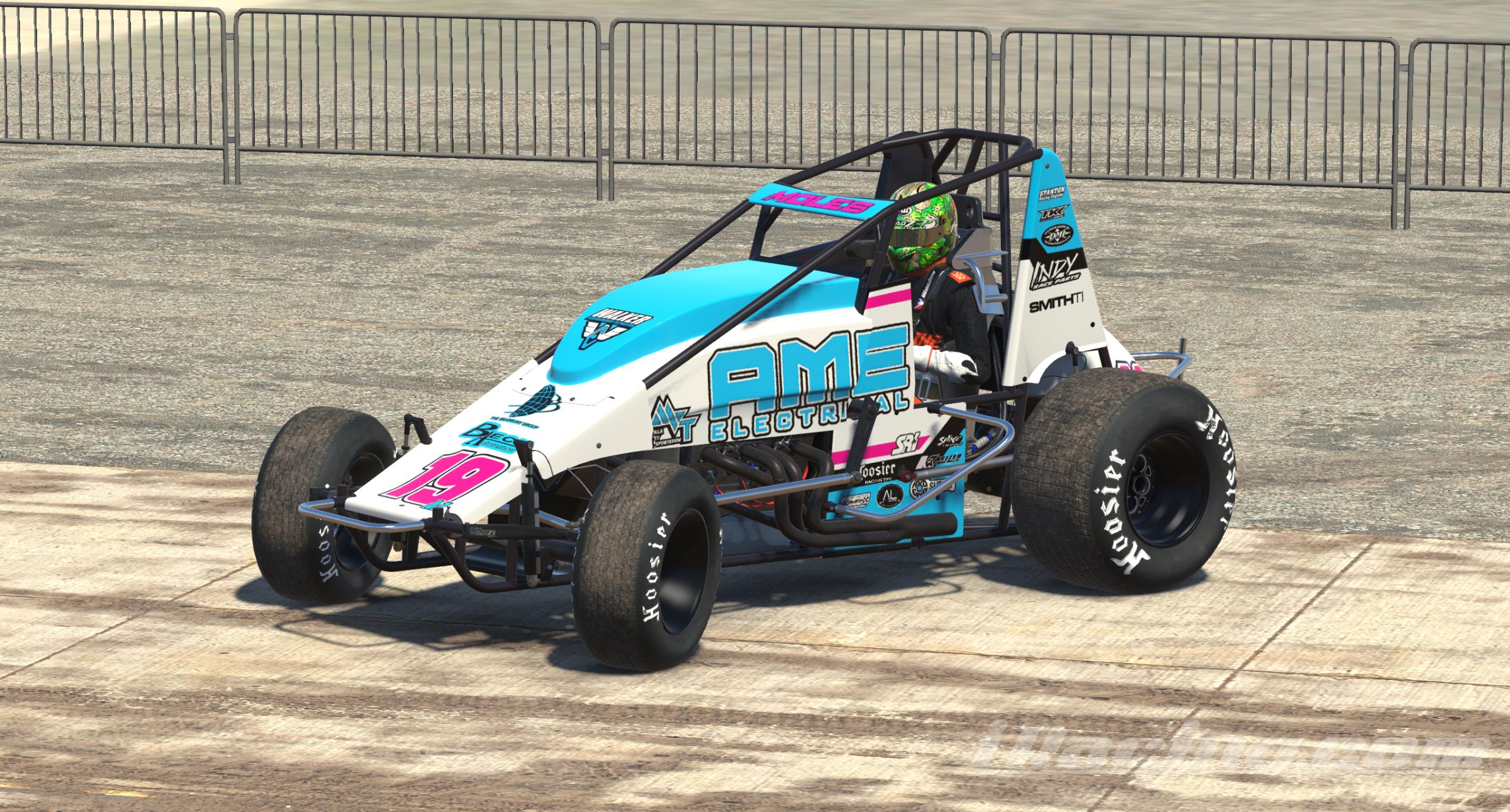 Mitchel Moles 2022 USAC National Sprint Car AME Reinbold Underwood ...