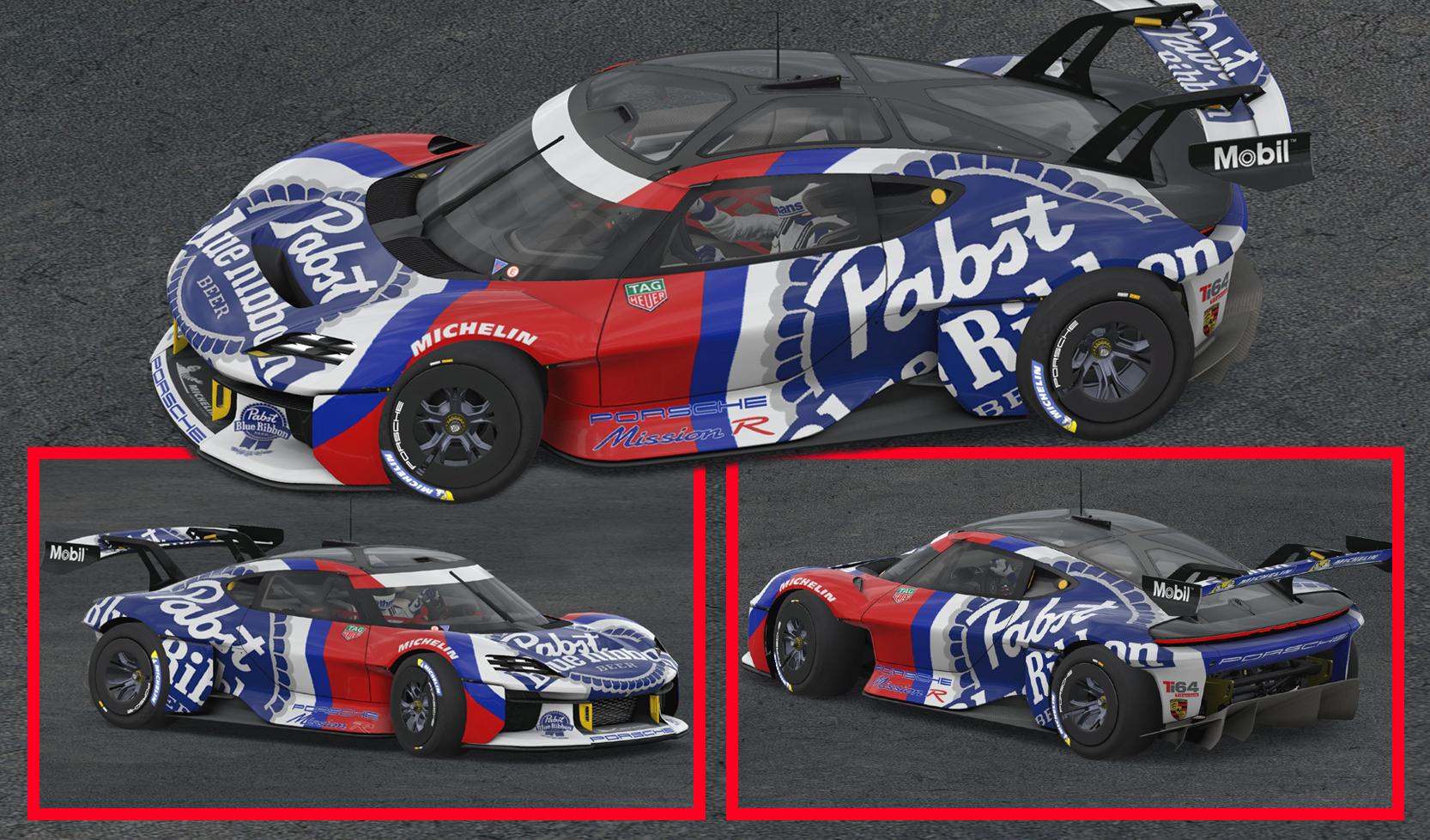 Porsche Mission R Pabst by Clyde Coman - Trading Paints