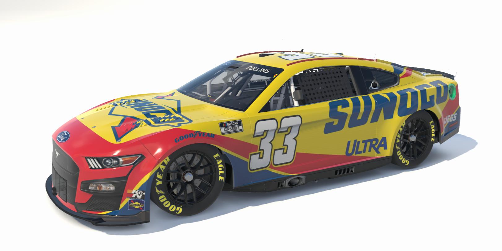 Sunoco Ford Mustang Next Gen by Scott D Collins - Trading Paints