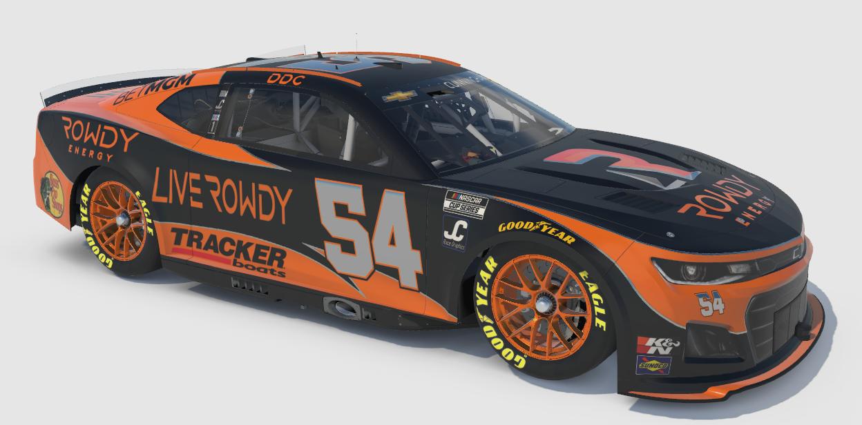 Rowdy Energy RCR Numbers by Daniel D Cunningham - Trading Paints