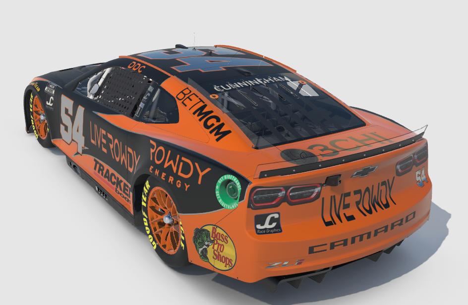 Rowdy Energy RCR Numbers by Daniel D Cunningham - Trading Paints