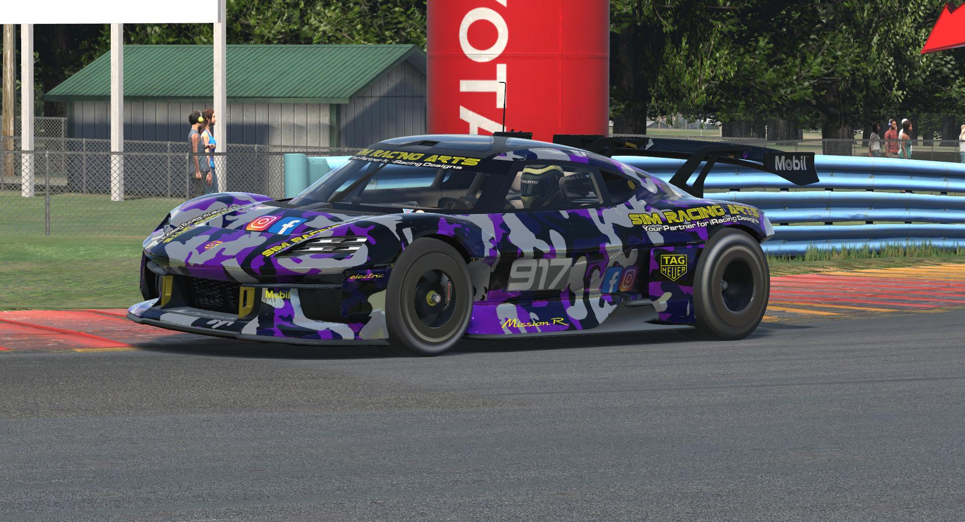 Sim Racing Arts Porsche Mission R by Michael Stelter - Trading Paints