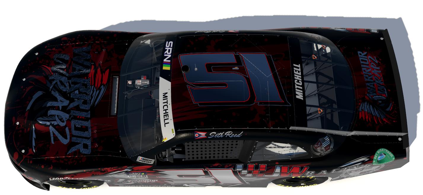 Seth Reed #51 - NASCAR XFINITY Chevrolet Camaro - JW Racing / Warrior ...