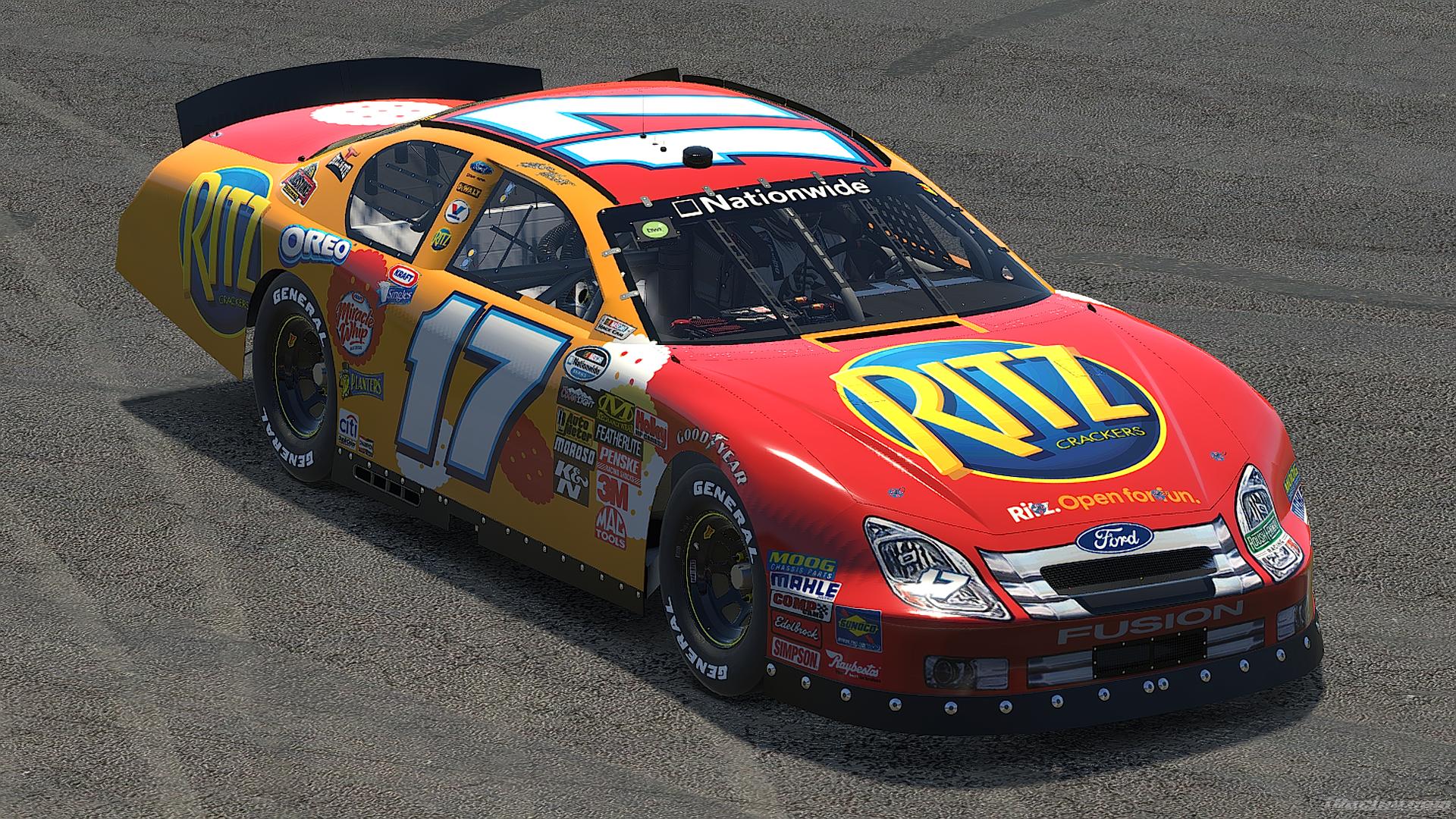 Matt Kenseth 2009 #17 Ritz Crackers Ford (No Numbers) by Jonathan ...