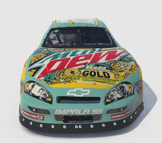 MTN DEW Baja Gold ARCA Menards Chevrolet Impala by Greg C Rogers ...