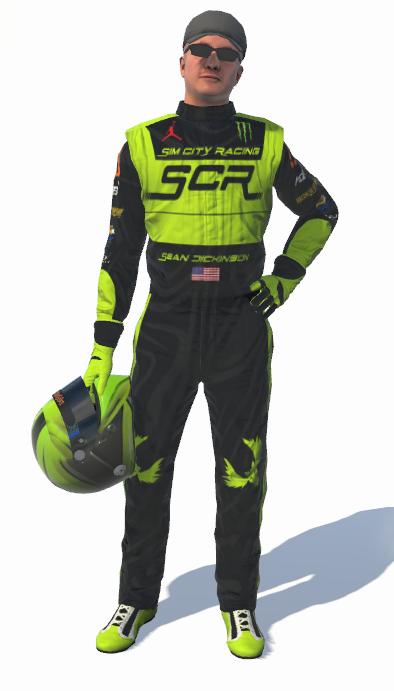 SCR Driver Suit - Sean Dickinson by Martin Crisp - Trading Paints