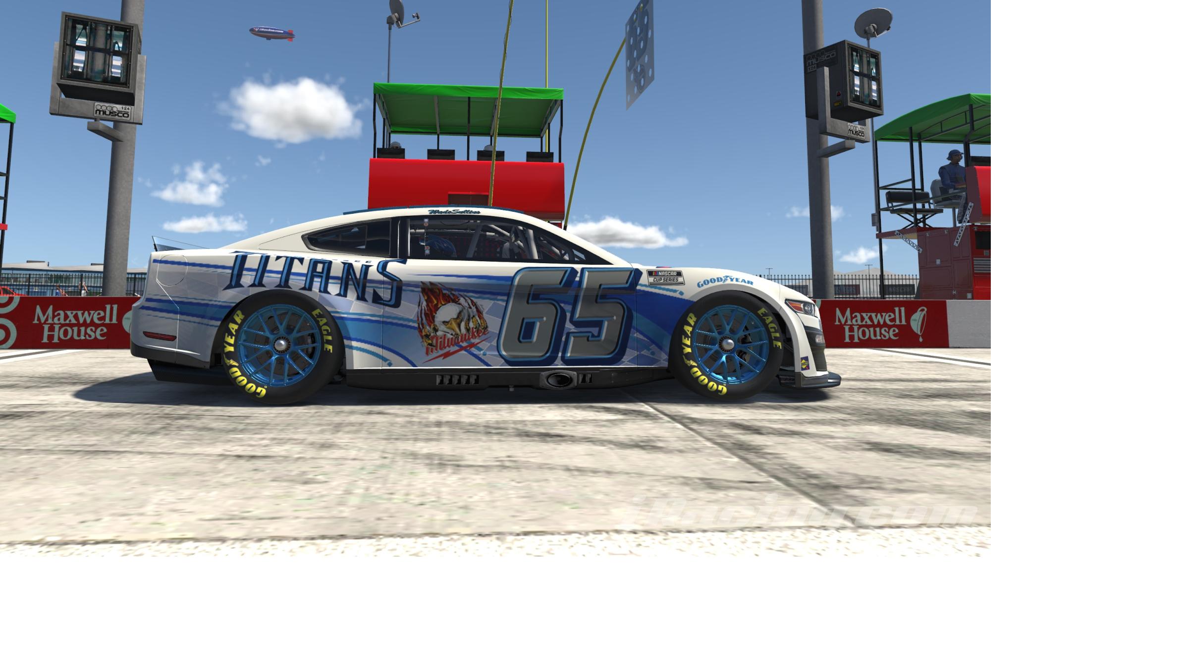 65 iracing Tennessee Titans Ford Mustang Nextgen by Jeff Bratcher ...