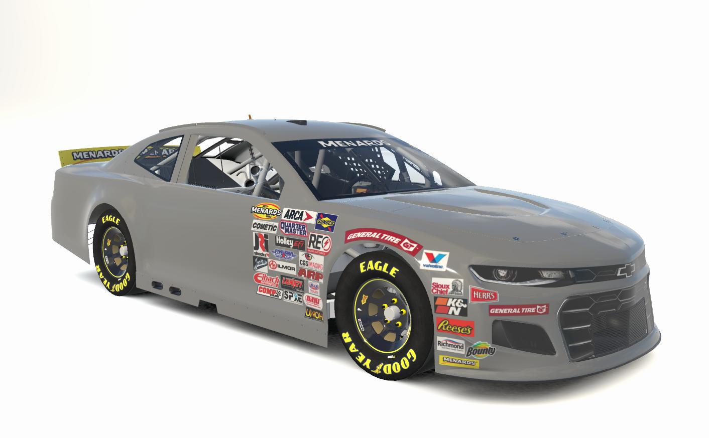 ARCA Menards Modern Gen 6 2022 Test Car Chevrolet Camaro (No Number) by ...