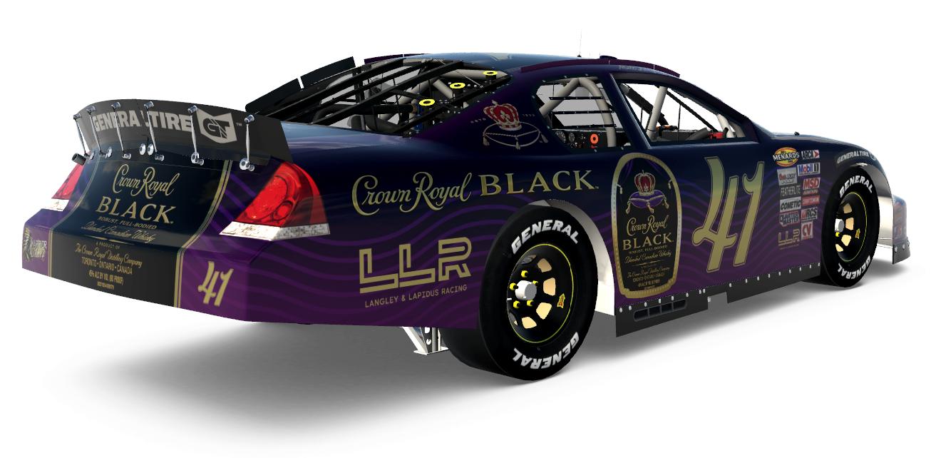 Matt Langley #41 - ARCA Menards Chevrolet Impala - Crown Royal Black ...
