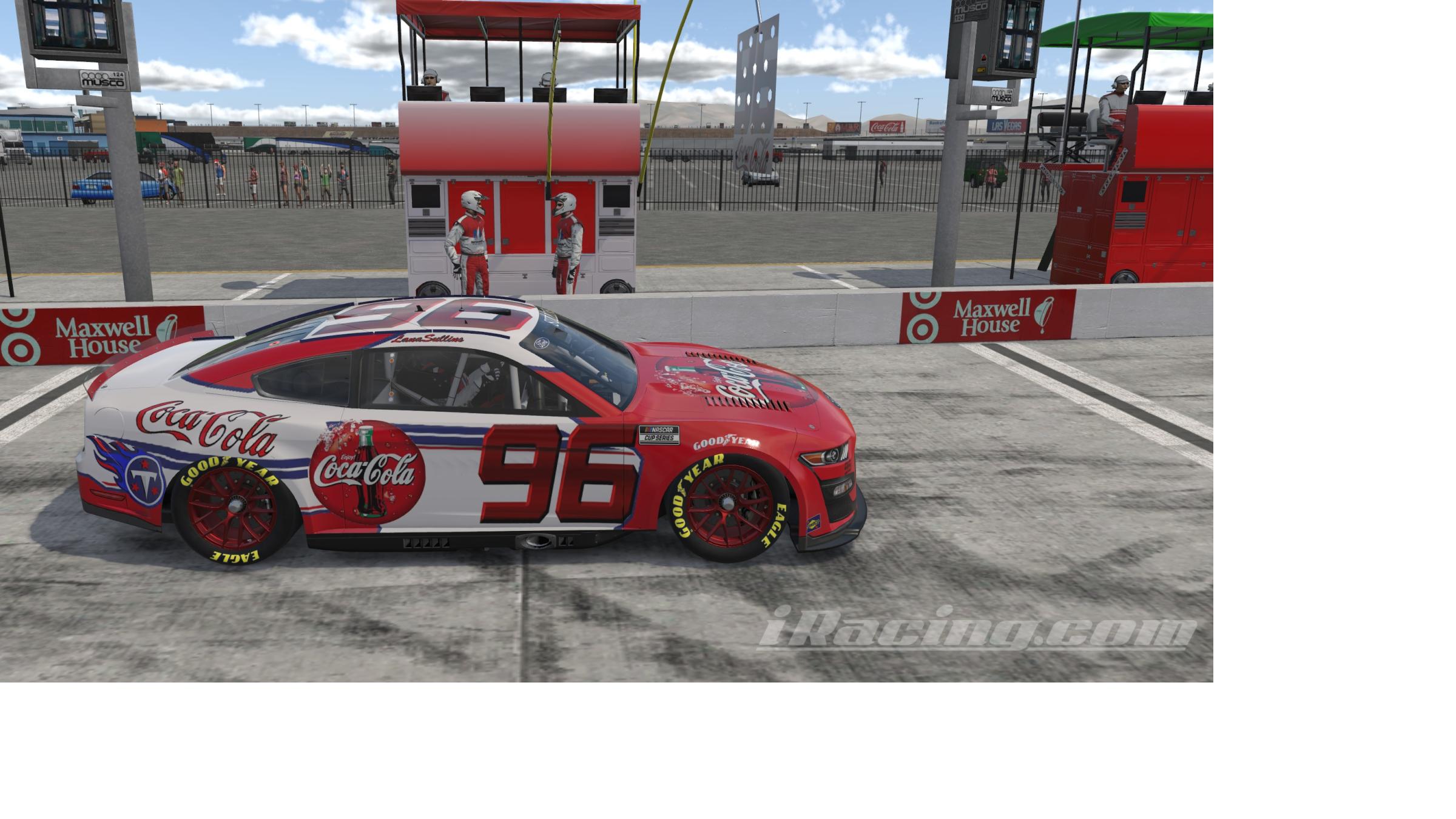 96 iracing CokeCola Ford Mustang Nextgen by Jeff Bratcher - Trading Paints