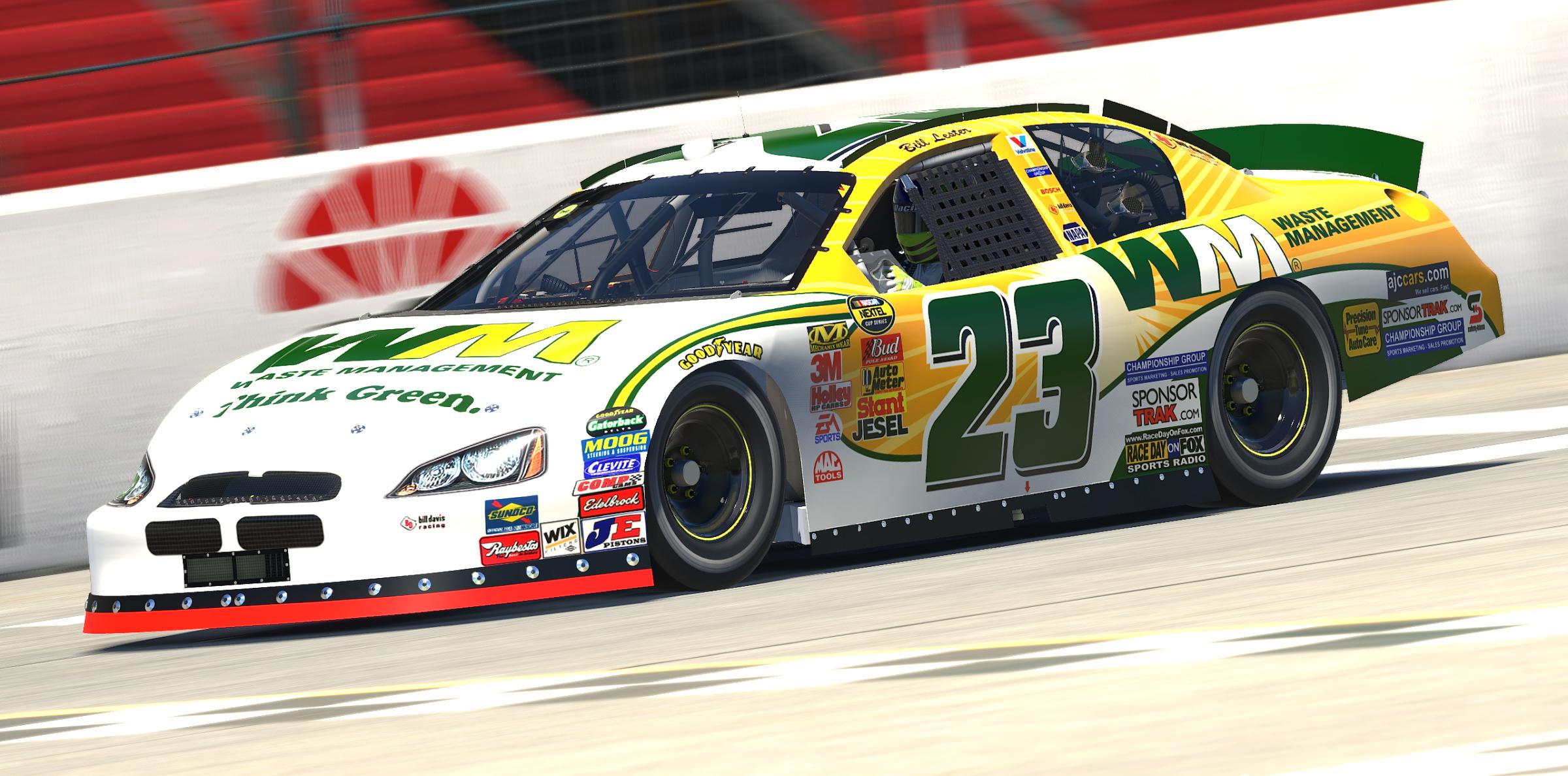 Bill Lester - 2006 #23 Waste Management *Custom Number* by JD Laird ...