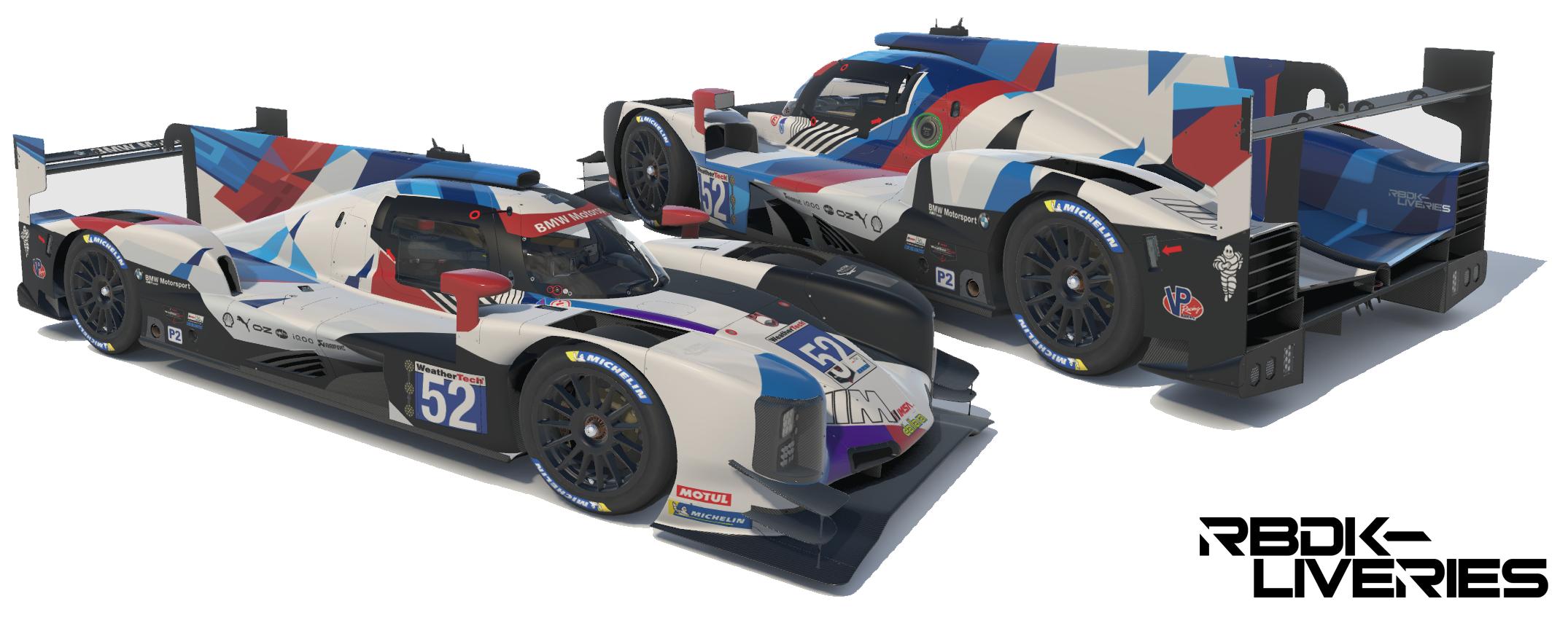 BMW V8 LMDh inspired LMP2 [IMSA DECALS] by Rolf H. - Trading Paints