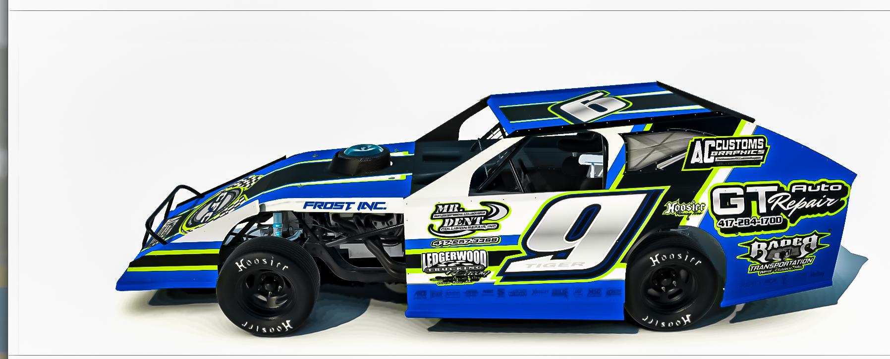 Dustin Tiger 2023 IMCA Wrap by Austin Caudill - Trading Paints