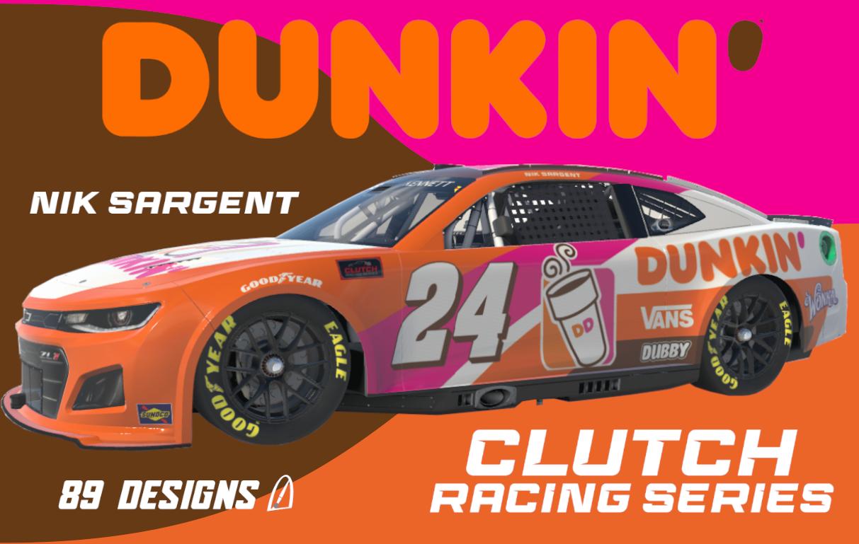 Dunkin Next Gen Camaro (CUSTOM NUMBER) by Alec Kennett - Trading Paints