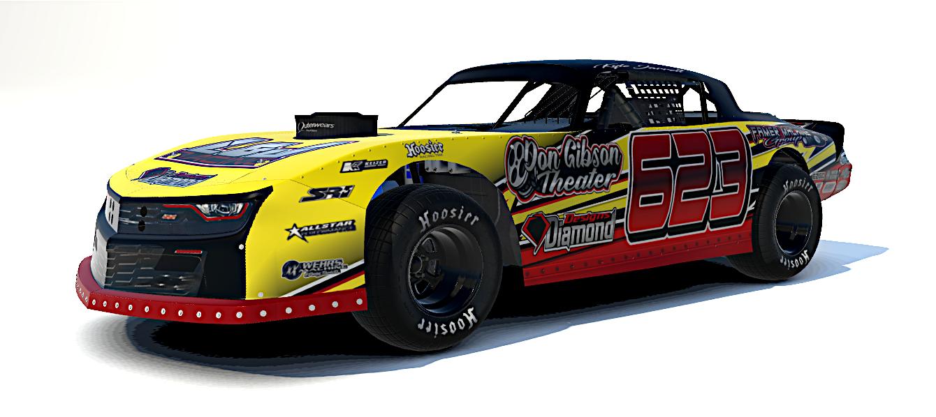 Kyle Jarrell DSS Yellow-Red-Black by Carl Kilgore - Trading Paints