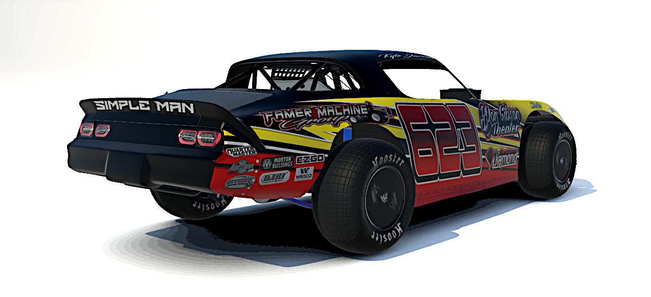 Kyle Jarrell DSS Yellow-Red-Black by Carl Kilgore - Trading Paints