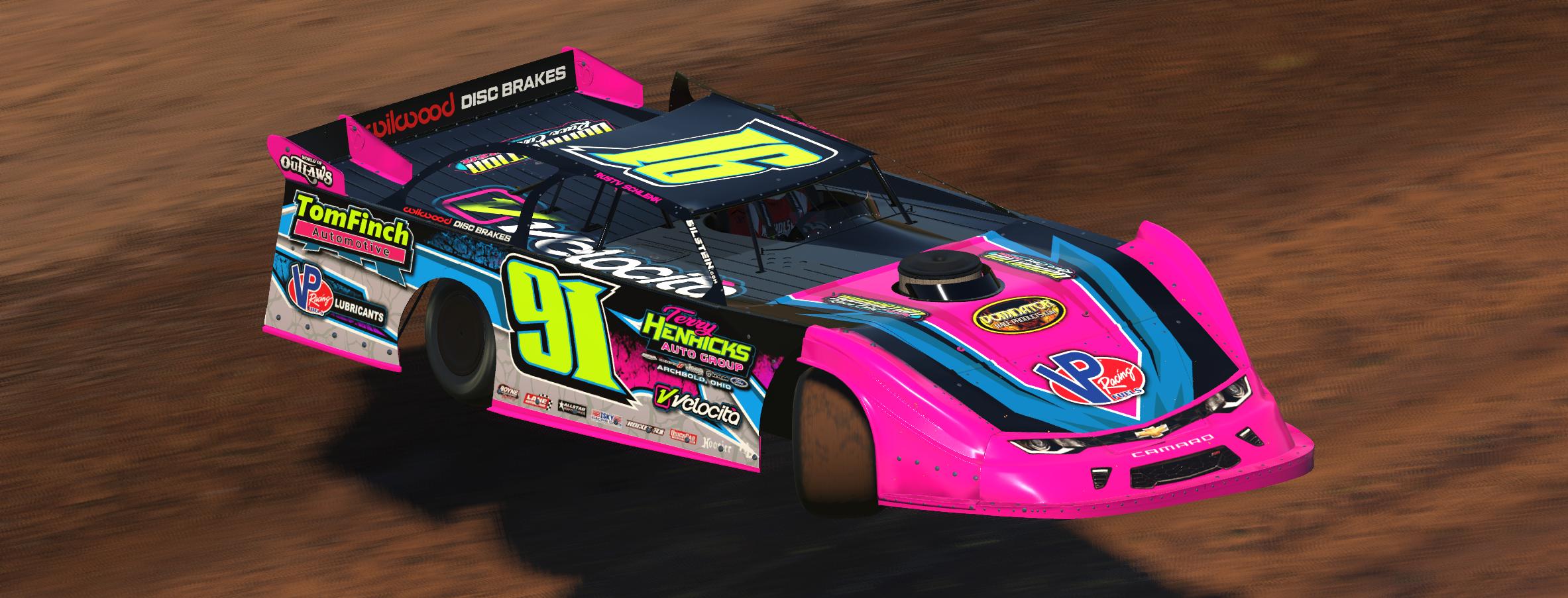 Rusty Schlenk 2020 Late Model by Zack Nichols - Trading Paints