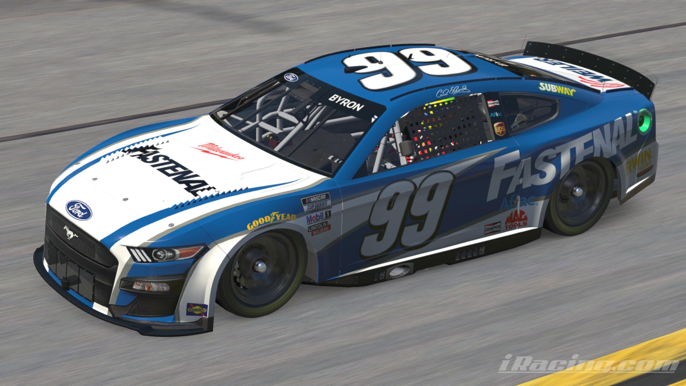 Carl Edwards #99 - FASTENAL Car by Carlos Maciel - Trading Paints