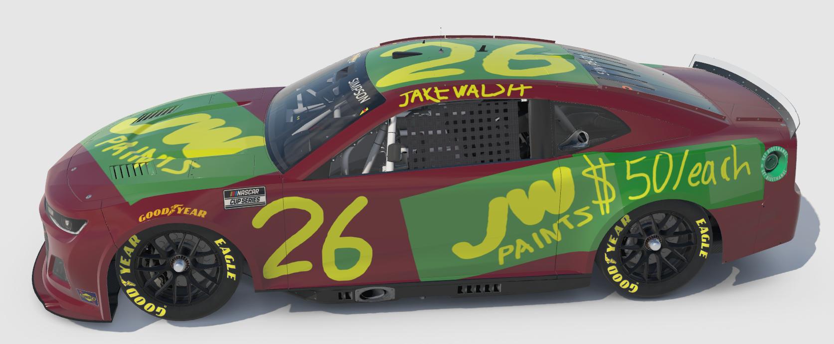 Jake Walsh Paints by Chad Simpson - Trading Paints