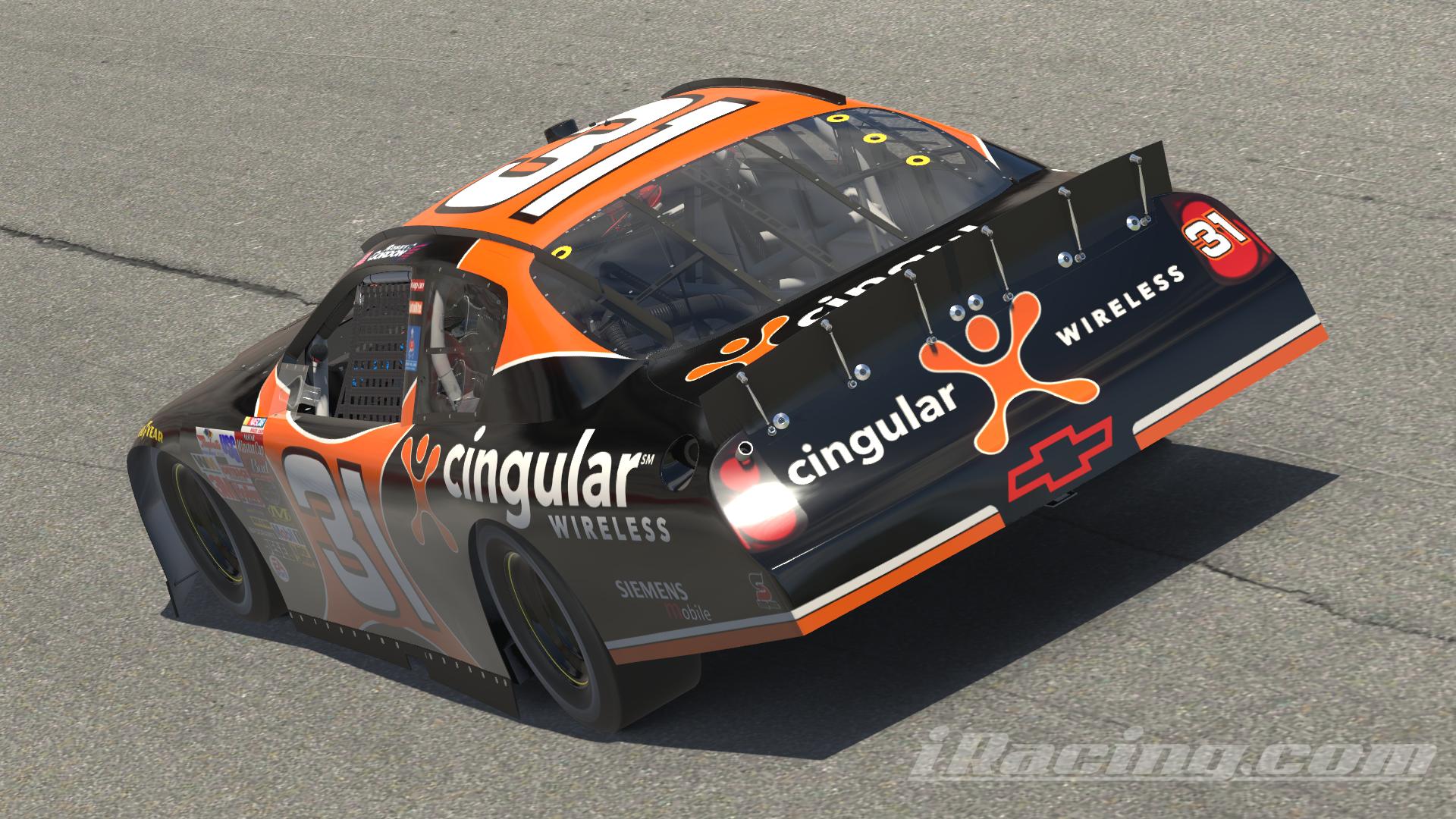 2003 Cingular Wireless Black/Orange ARCA by Ken Huff - Trading Paints