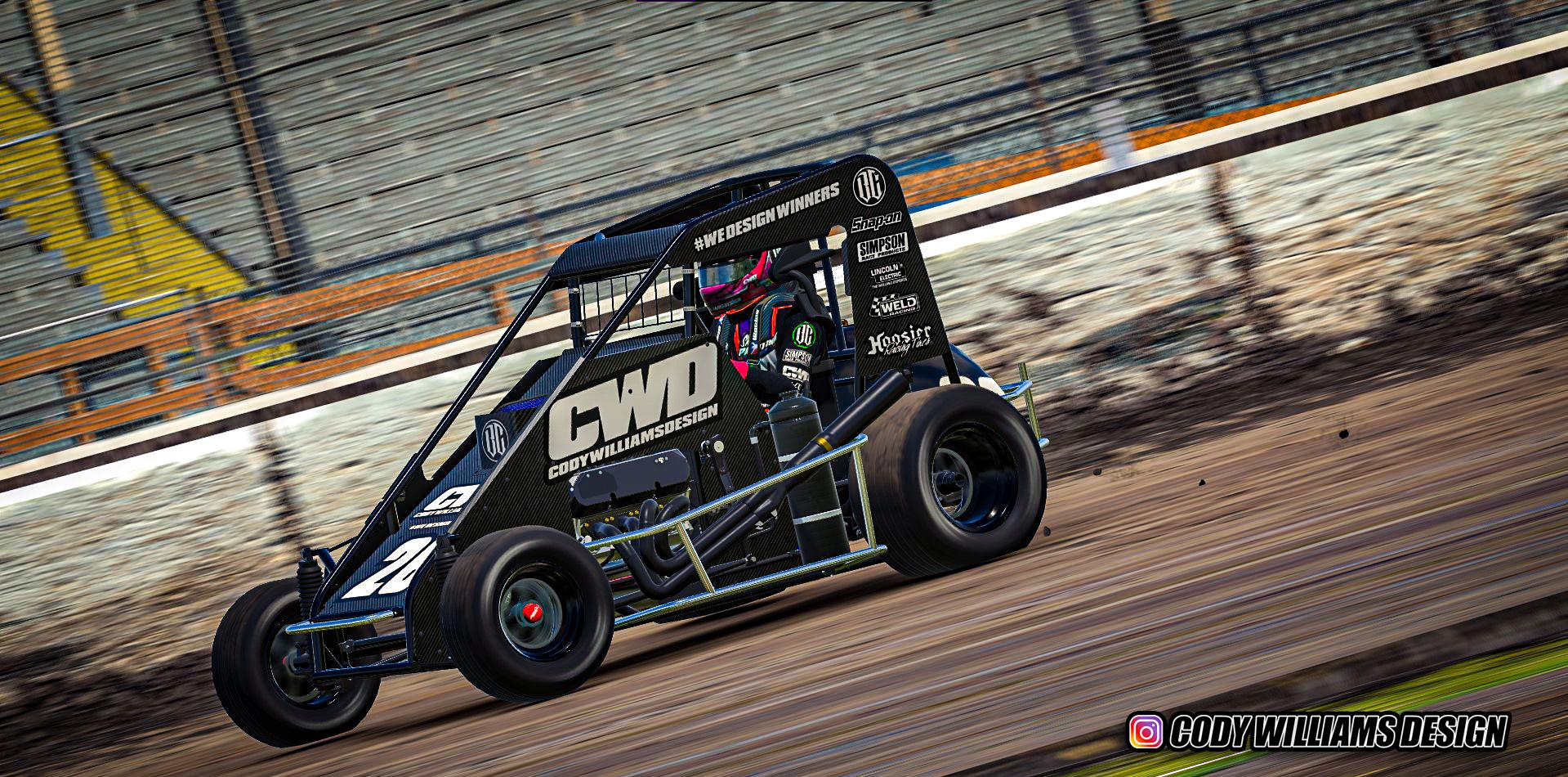 CWD Carbon Fiber Midget! by Cody G Williams - Trading Paints