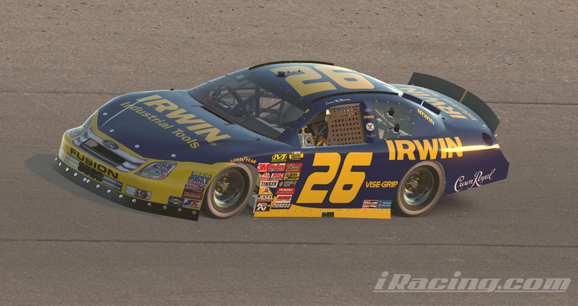 Jamie McMurrays 2007 #26 IRWIN Tools Ford by Brandon Tregembo - Trading ...