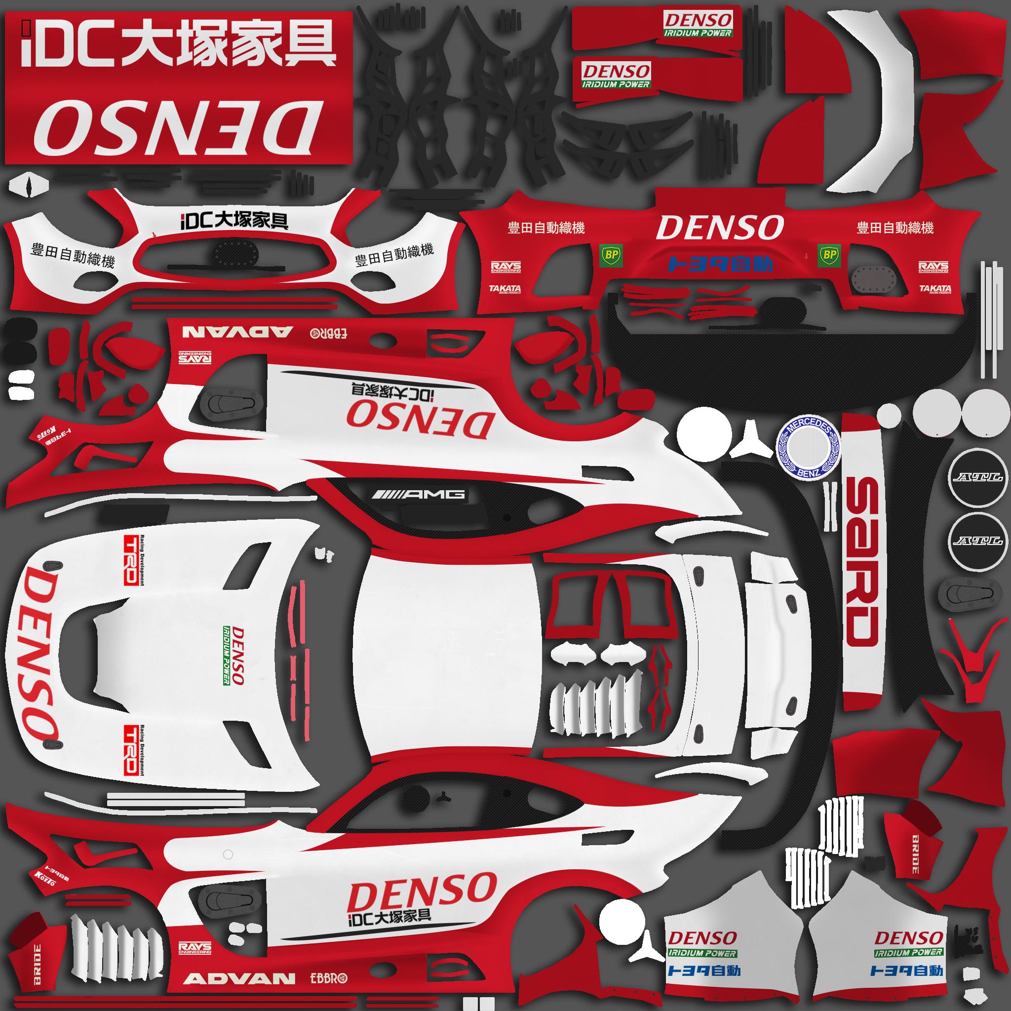 2001 DENSO SARD Supra (JGTC) by Justin S Davis - Trading Paints