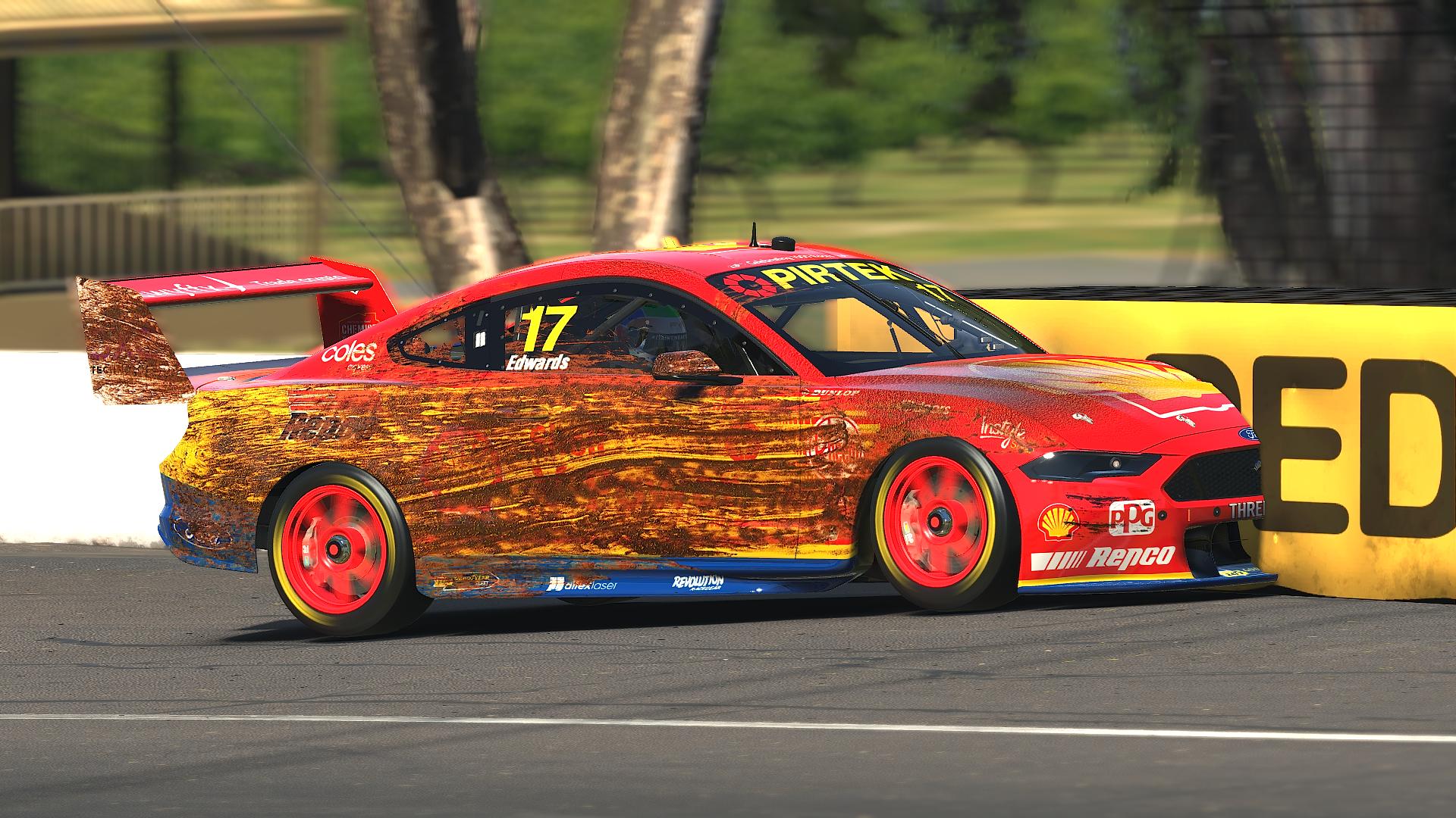 Shell V Power Racing 2022 Retro Muddy by Isaac Edwards - Trading Paints