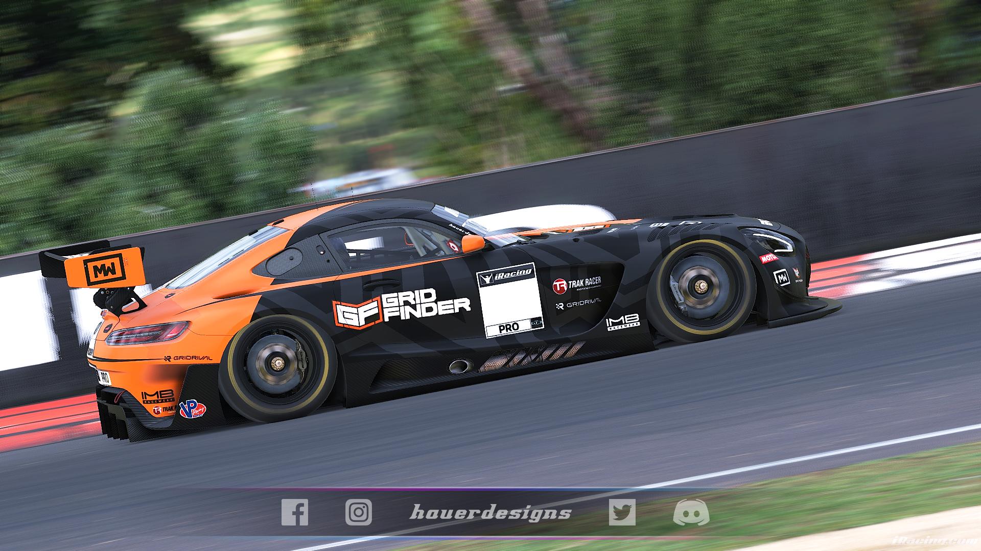 Grid Finder Racing - Mercedes GT3 Evo (IMSA) by Tom Bunten - Trading Paints