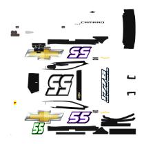 HTL Test Car 55 by Nathan Estep - Trading Paints