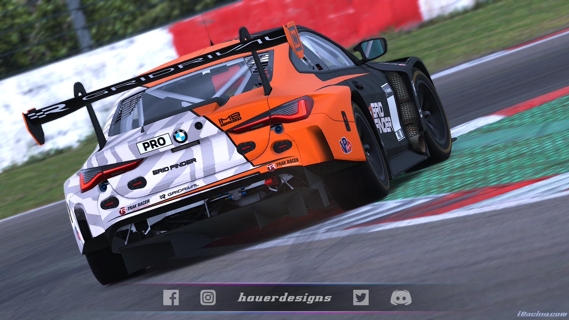 Grid Finder Racing - BMW M4 GT3 by Tom Bunten - Trading Paints