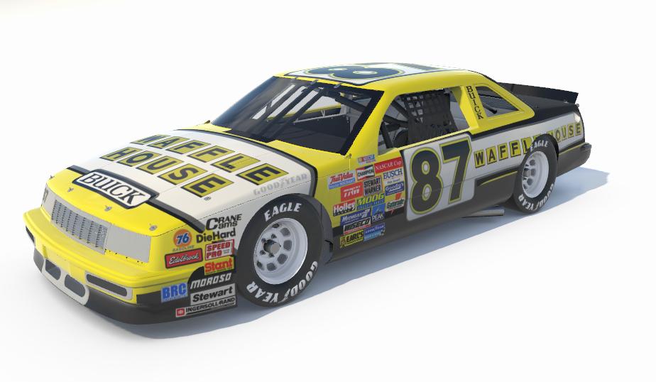NASCAR 87 Buick - Waffle House by Dave Hernandez - Trading Paints