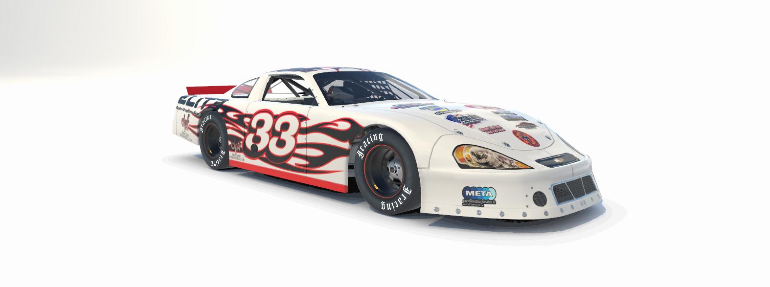 David Polenzs #33 throwback late model Paint by David Polenz - Trading ...