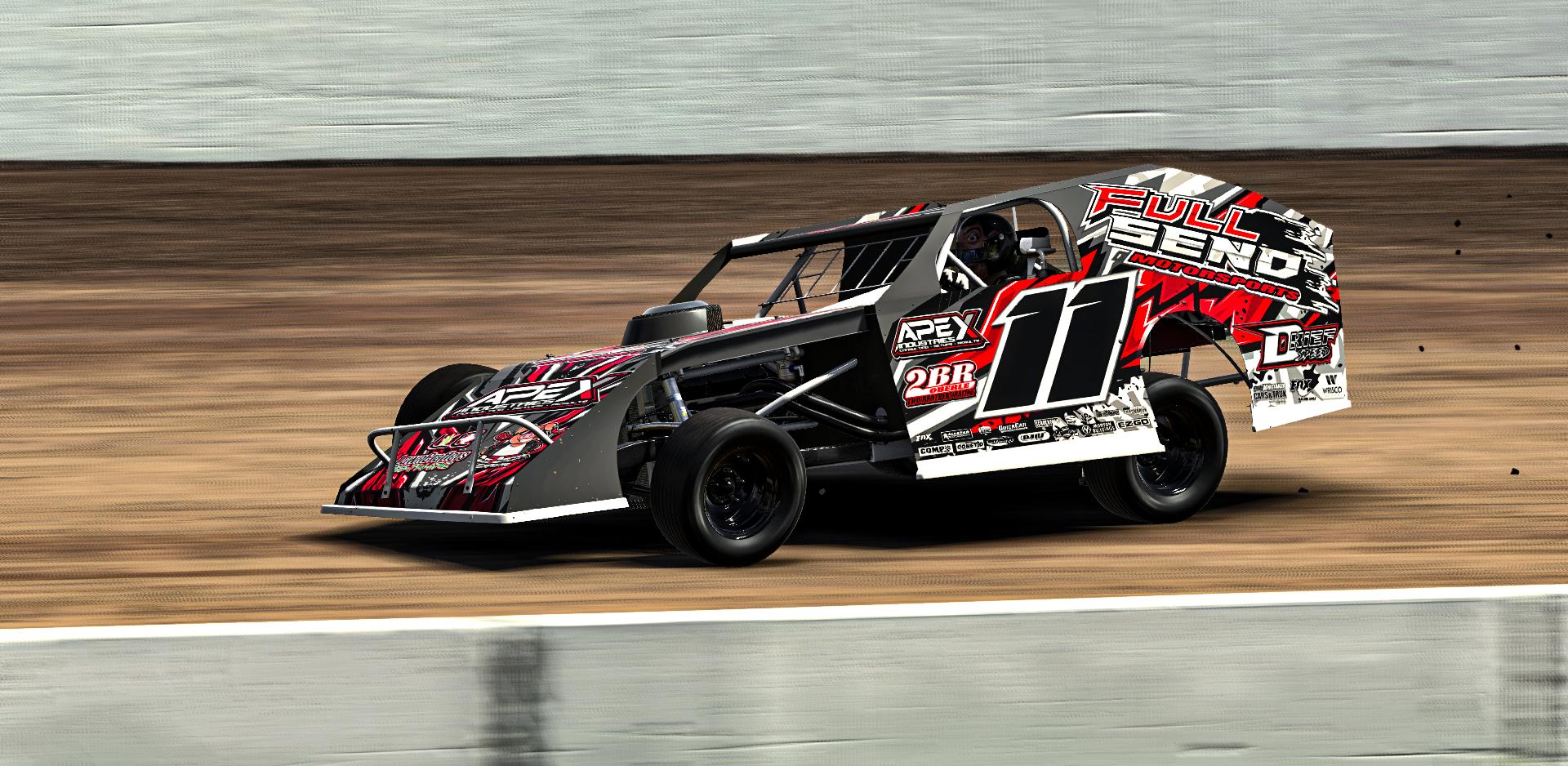 Jordan Lafon #11 UMP Modified - Red/Grey by Drew Blaze - Trading Paints